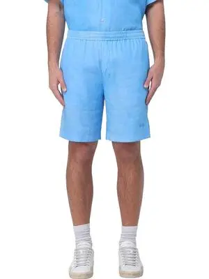 MSGM Lyocell Jogging Shorts - Blue