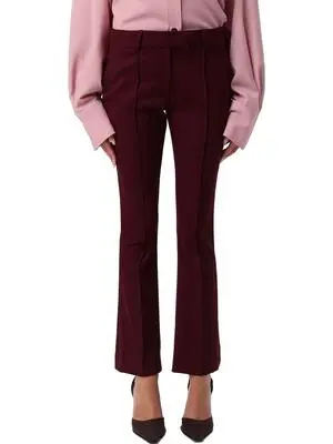Attico Tailored Flare Trousers - Burgundy