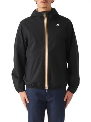 K-WAY Zip-up Hooded Jacket - Black