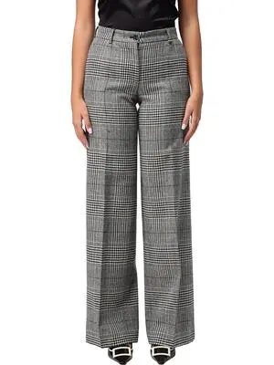 Dolce & Gabbana Plaid Wide-leg Trousers - Multicolor