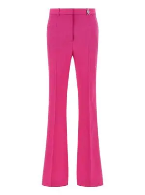 Versace Tailored Flare Trousers - Fuchsia