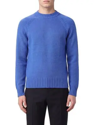 TOM FORD Ribbed Crew Neck Pullover - Blue