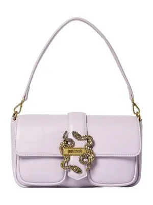 Just Cavalli Faux Leather Shoulder Bag - Lavander