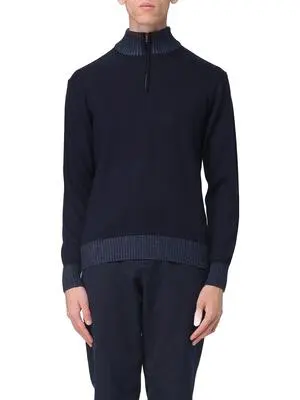 Paul & Shark Quarter Zip Jumper - Blue