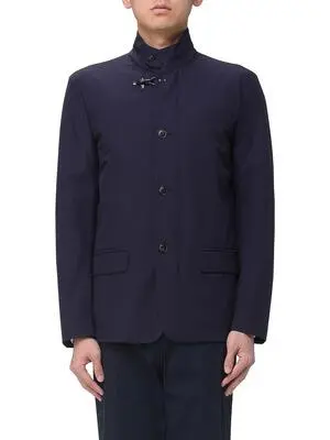 FAY Stretch Nylon Travel Jacket - Blue