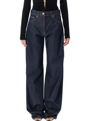 Versace Wide Leg Jeans - Blue