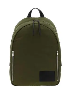 JIL SANDER Nylon Backpack With Applied Logo - Olive