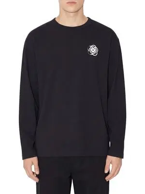 Kenzo Cotton Crew Neck T-shirt With Logo - Black