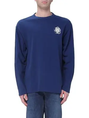 Kenzo Cotton Crew Neck T-shirt With Logo - Blue