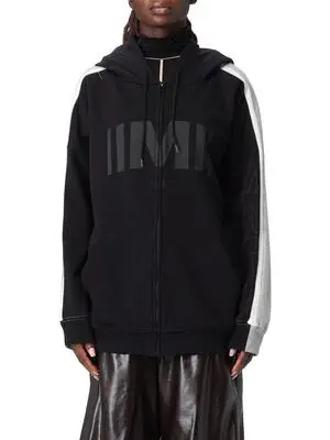 MAISON MARGIELA Oversized Zip-up Hoodie With Contrast Panelling - Multicolor