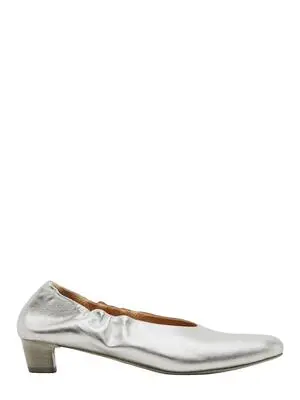 Marsèll Laminated Leather Pumps - Silver
