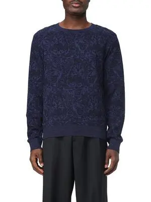 Etro Paisley Jacquard Crewneck Sweater - Blue