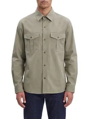 A.p.c. Cotton Shirt - Green