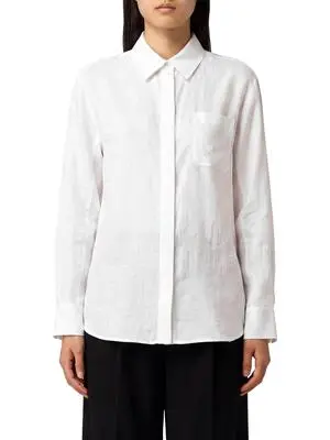 Max Mara S Max Mara Linen Shirt White