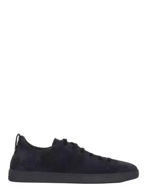 Church's Rochdale Suede Calf Leather Sneakers With Pull-tab - Navy