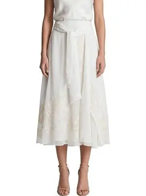 FORTE_FORTE Midi Skirt - Ivory