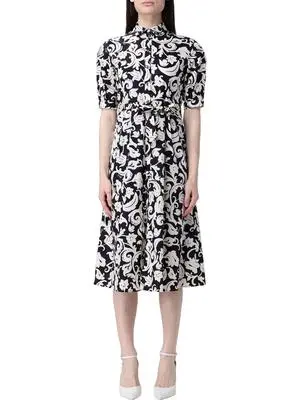 Liu Jo Printed Cotton Midi Dress - Blue