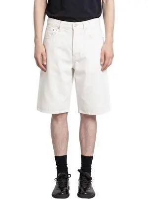 SUNFLOWER Cotton Denim Five-pocket Shorts - White