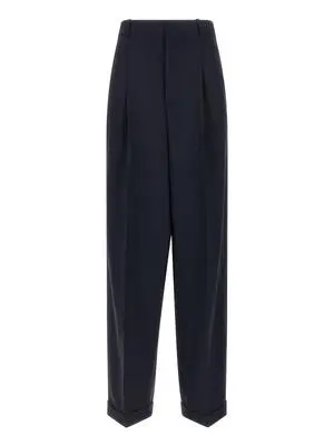 Polo Ralph Lauren Tailored Pleated Trousers - Blue