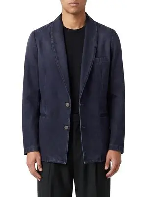 MAISON MARGIELA Cotton Denim Blazer - Black