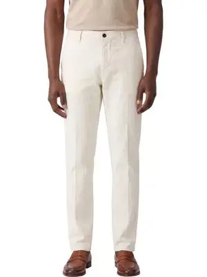 Incotex Cotton Blend Chino Trousers - White