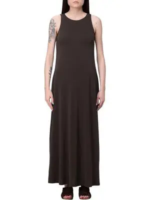 Max Mara Long Off-the-shoulder Tunic In Viscose Jersey - Brown