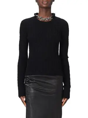 Rabanne Cable Knit Jumper - Black