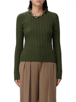 Rabanne Cable Knit Jumper - Green