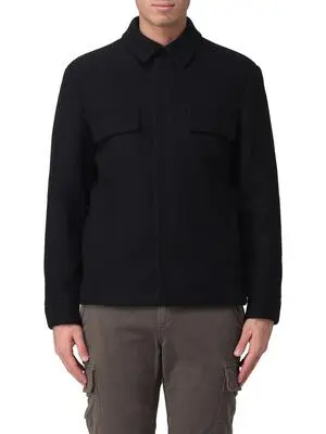 Premiata Quilted Jacket With Spread Collar - Black
