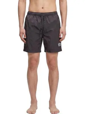 C.P. COMPANY Boxer Swim Shorts - Black