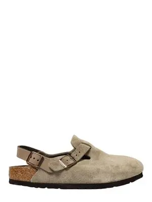 BIRKENSTOCK Buckled Clogs - Beige