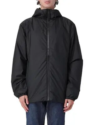 Rains Zip-up Hooded Jacket - Black