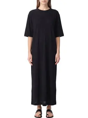 TOTEME Virgin Wool T-shirt Dress - Black