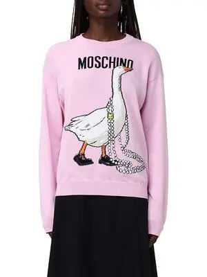 Moschino Graphic Jumper - Pink