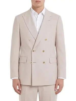 TOM FORD Double Breasted Jacket - White