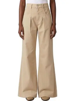 Isabel Marant Étoile Cotton Denim Flare Jeans - Beige