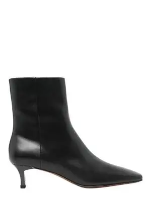 Clergerie Ankle Boots With Zip Up - Black