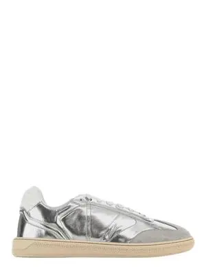 Versace Metallic Low Top Sneakers - Grey