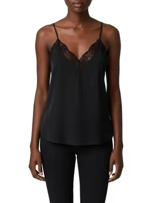 Zadig&Voltaire Lace Trim Camisole - Black
