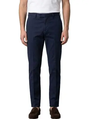 PT TORINO Stretch Cotton Chino Trousers - Blue