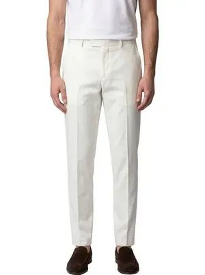 PT TORINO Stretch Cotton Chino Trousers - White