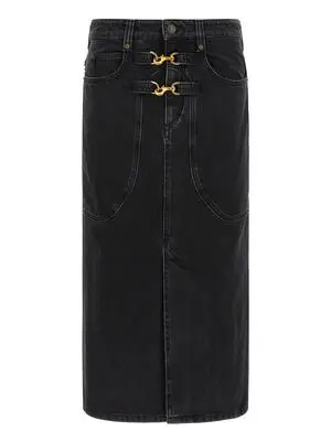 Isabel Marant Étoile Denim Skirt - Black