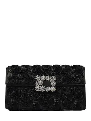ROGER VIVIER Embellished Clutch - Black