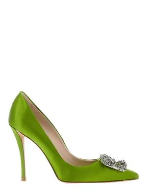 ROGER VIVIER Embellished Pumps - Green