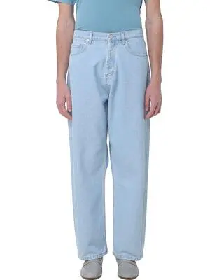 Maison Kitsuné Mid-rise Wide-leg Five-pocket Jeans - Denim