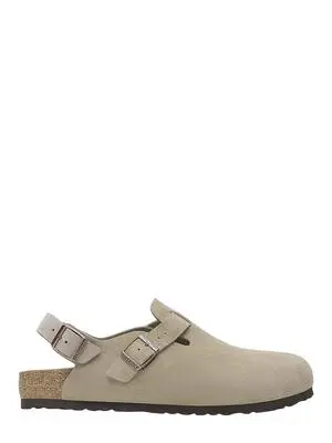 BIRKENSTOCK Adjustable Strap Clogs - Beige