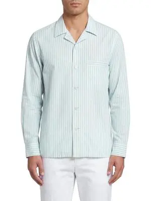 TOM FORD Striped Silk Shirt - White