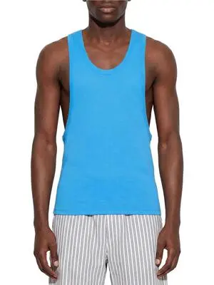 Versace Cotton Jersey Tank Top - White