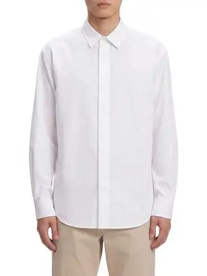 THE ROW Classic Cotton Poplin Shirt - White