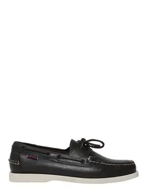SEBAGO Leather Docksides Boat Loafers - Brown